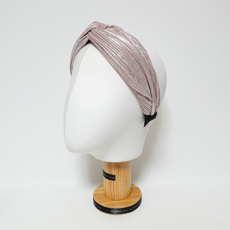 Glittering Pleated Cross Headband Stylish Woman Hairband - Etsy