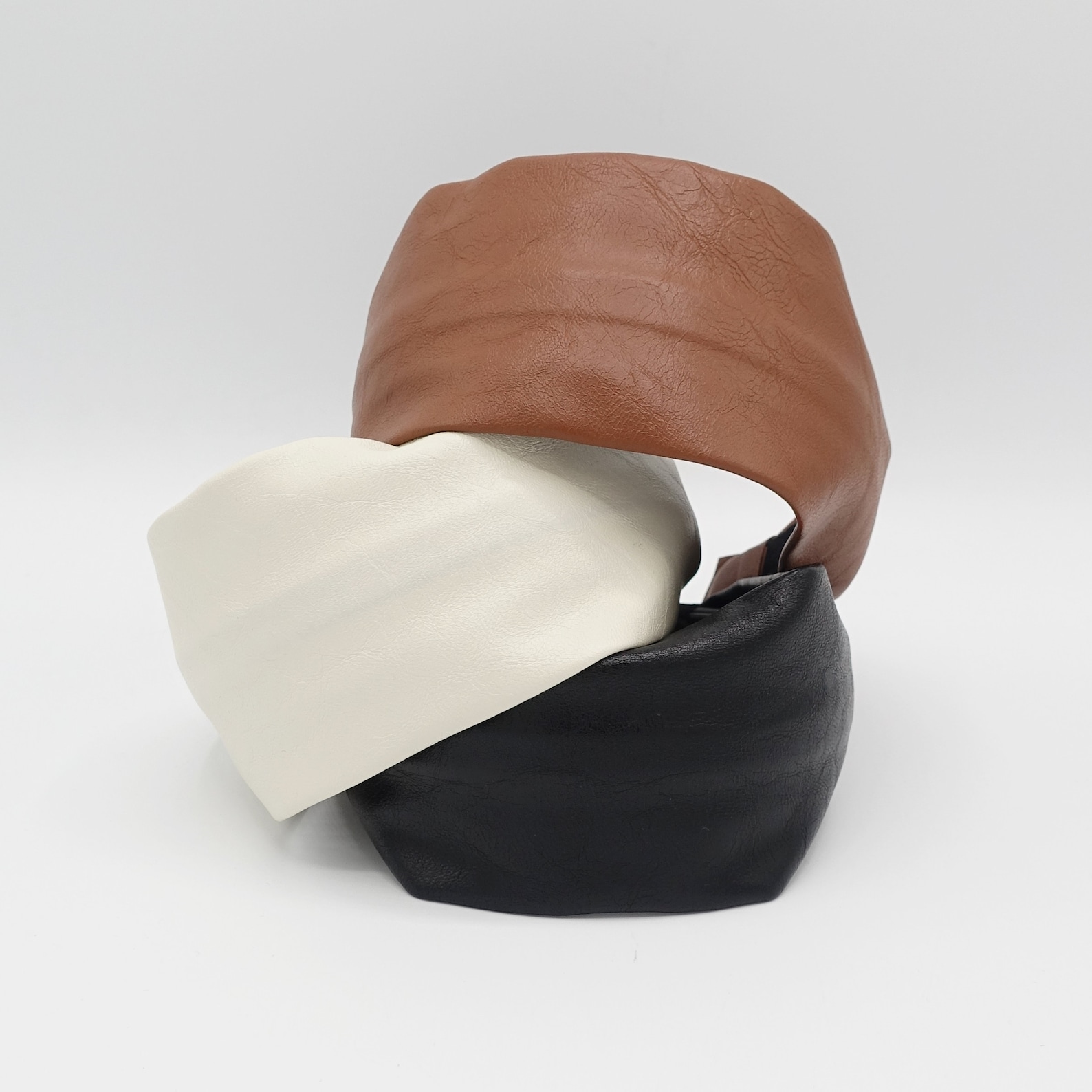 Plain Leather Headband Wide Hairband Autumn Winter Headband - Etsy