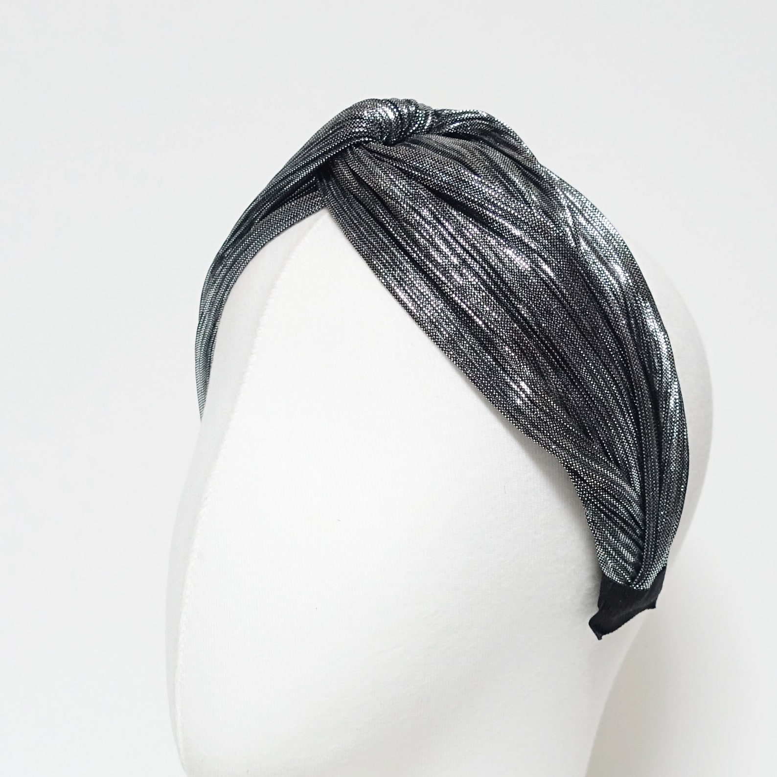 Glittering Pleated Cross Headband Stylish Woman Hairband - Etsy