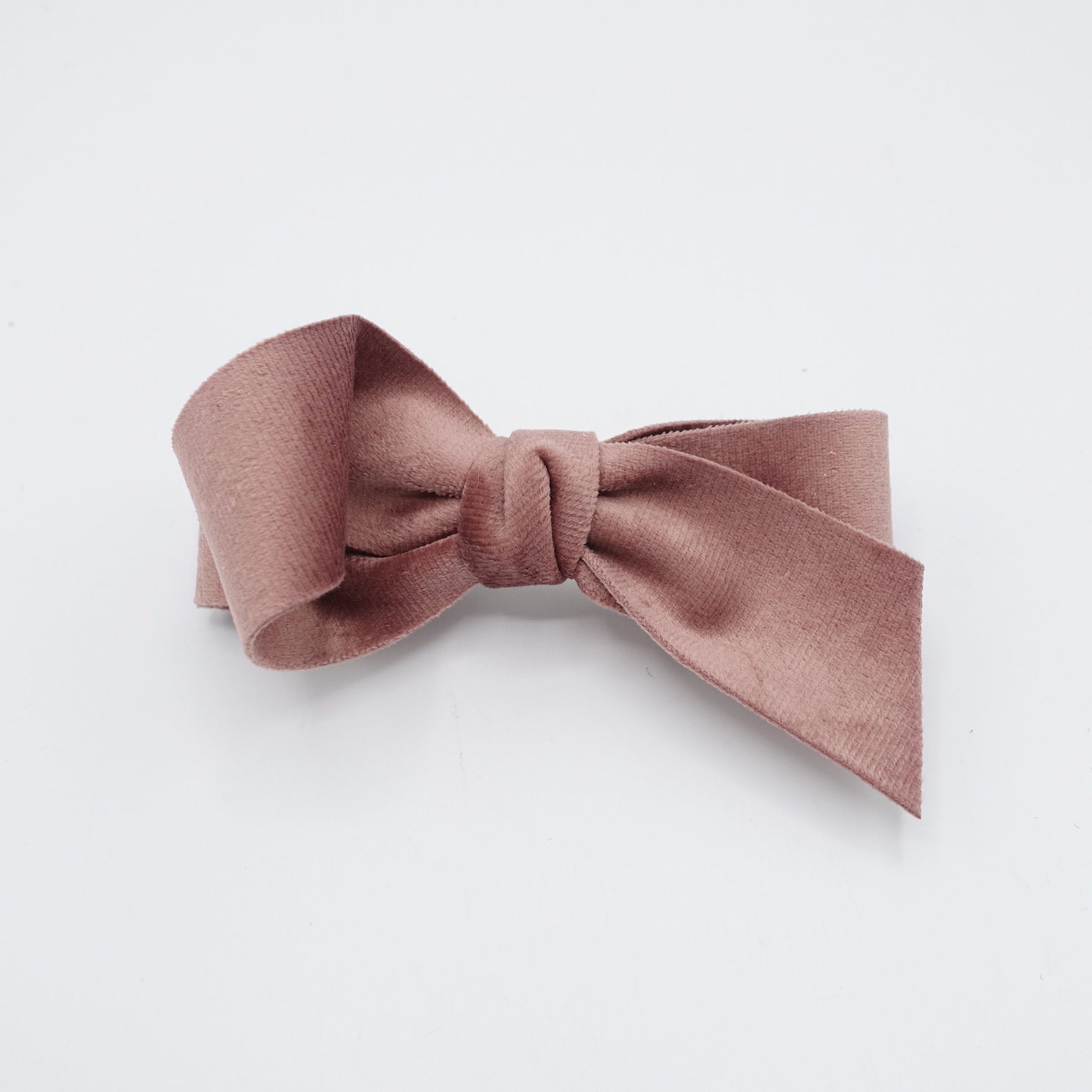 Velvet Hair Bow Curved Asymmetric Double-faced Hair Accessory - Etsy