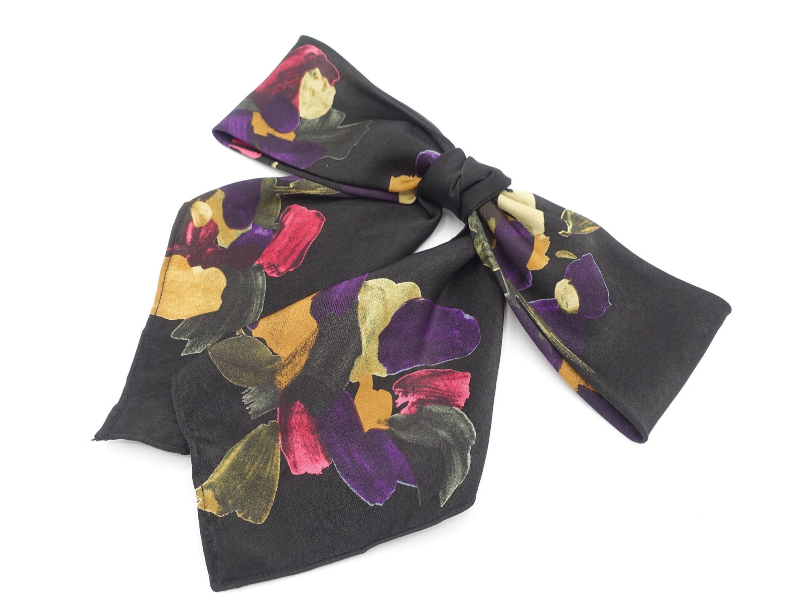 Floral Hair Bow Flip Droopy Hair Accessory for Women - Etsy
