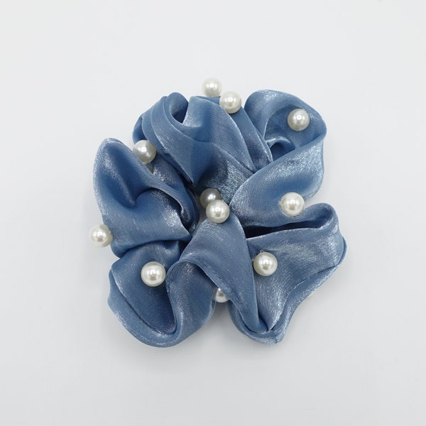 Pearl Scrunchie - Etsy
