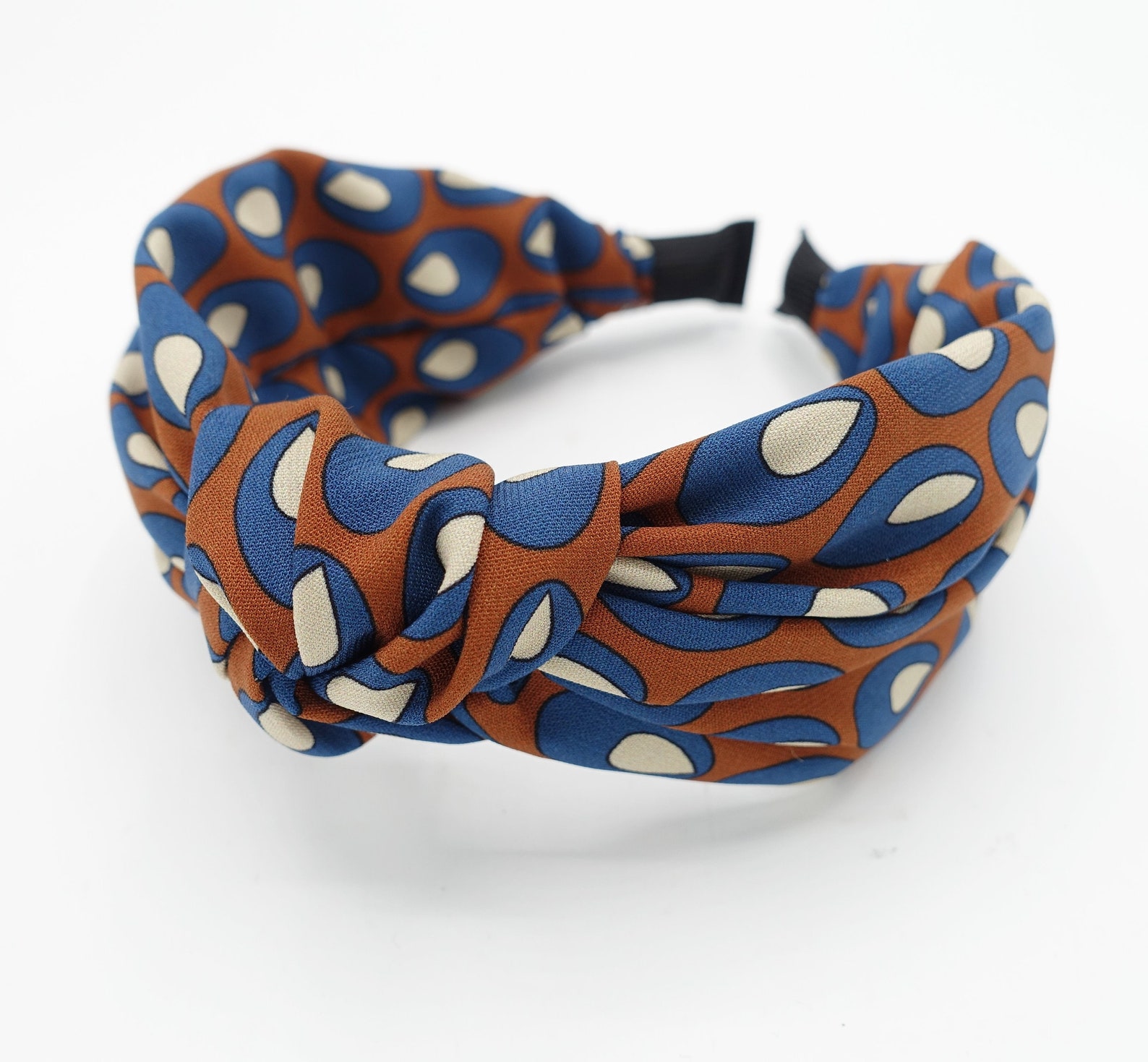 Elliptical Water Drop Print Headband Knotted Hairband Women | Etsy