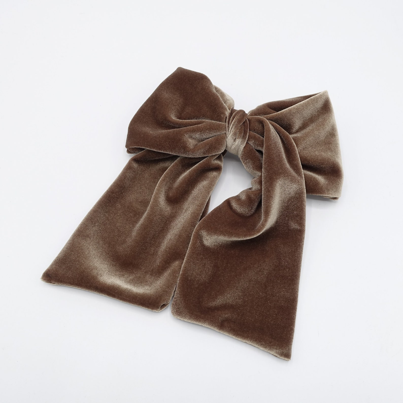 Velvet Hair Bow Medium Large Sized Hair Accessory for Women - Etsy