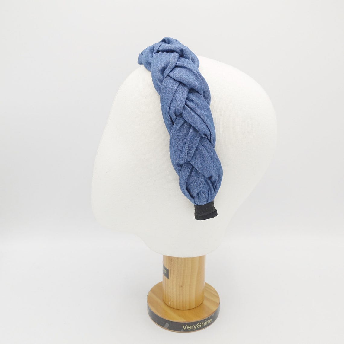 Denim Casual Braided Headband Light Version - Etsy