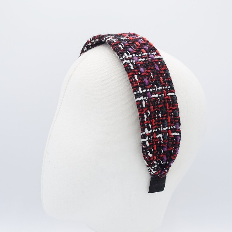 Tweed Headband Plain Basic Style Hairband Women Hair Accessory - Etsy