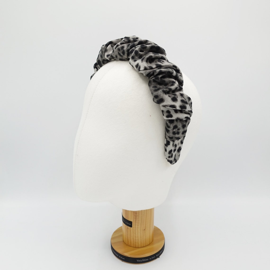 Leopard Headband Spiral Pleated Hairband Stylish Hair - Etsy