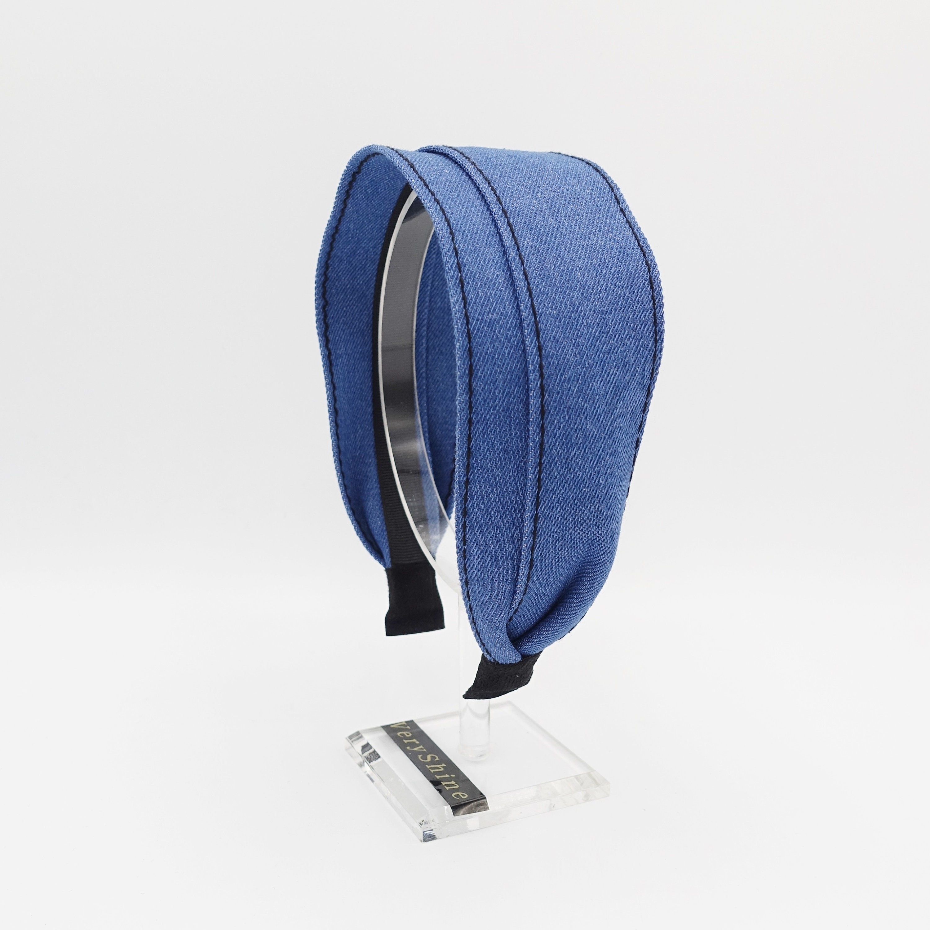 Denim Flat Headband Stitch Hairband Casual Hair Accessory for Women - Etsy