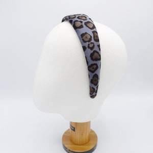 Velvet Headband Leopard Print Hairband - Etsy