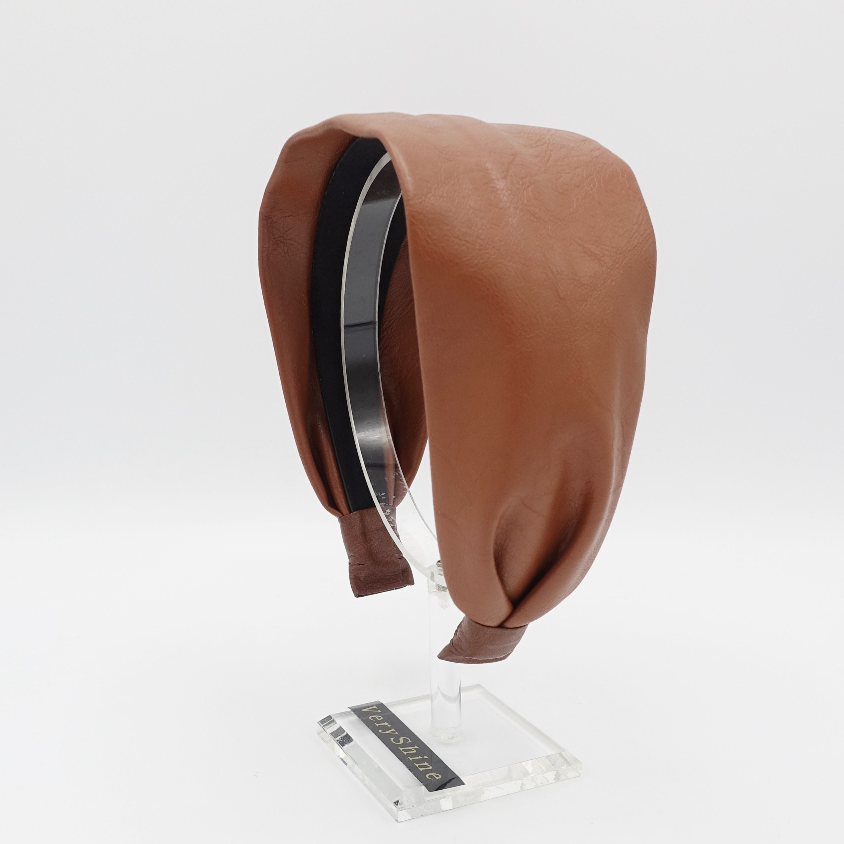 Plain Leather Headband Wide Hairband Autumn Winter Headband - Etsy