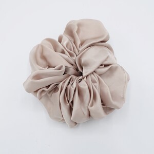 Large Satin Voluminous Scrunchies Women Hair Elastic Accessory - Etsy