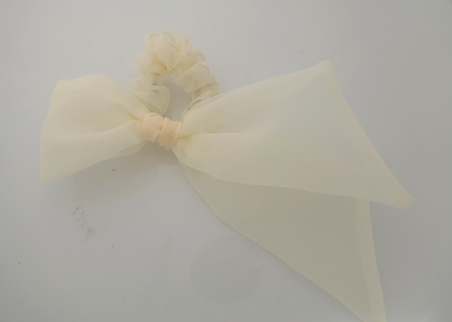 Solid Organdy Mesh Bow Knot Scrunchies Woman Hair Accessory - Etsy