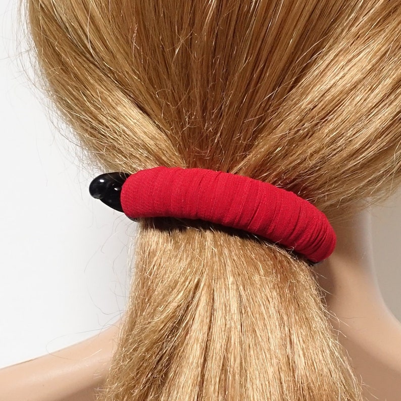 Fabric Wrapped Half Moon Hair Claw Basic Woman Hair Accessory - Etsy