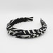 Zebra Print 2 Strand Crossed Round Braided Headband for Women - Etsy