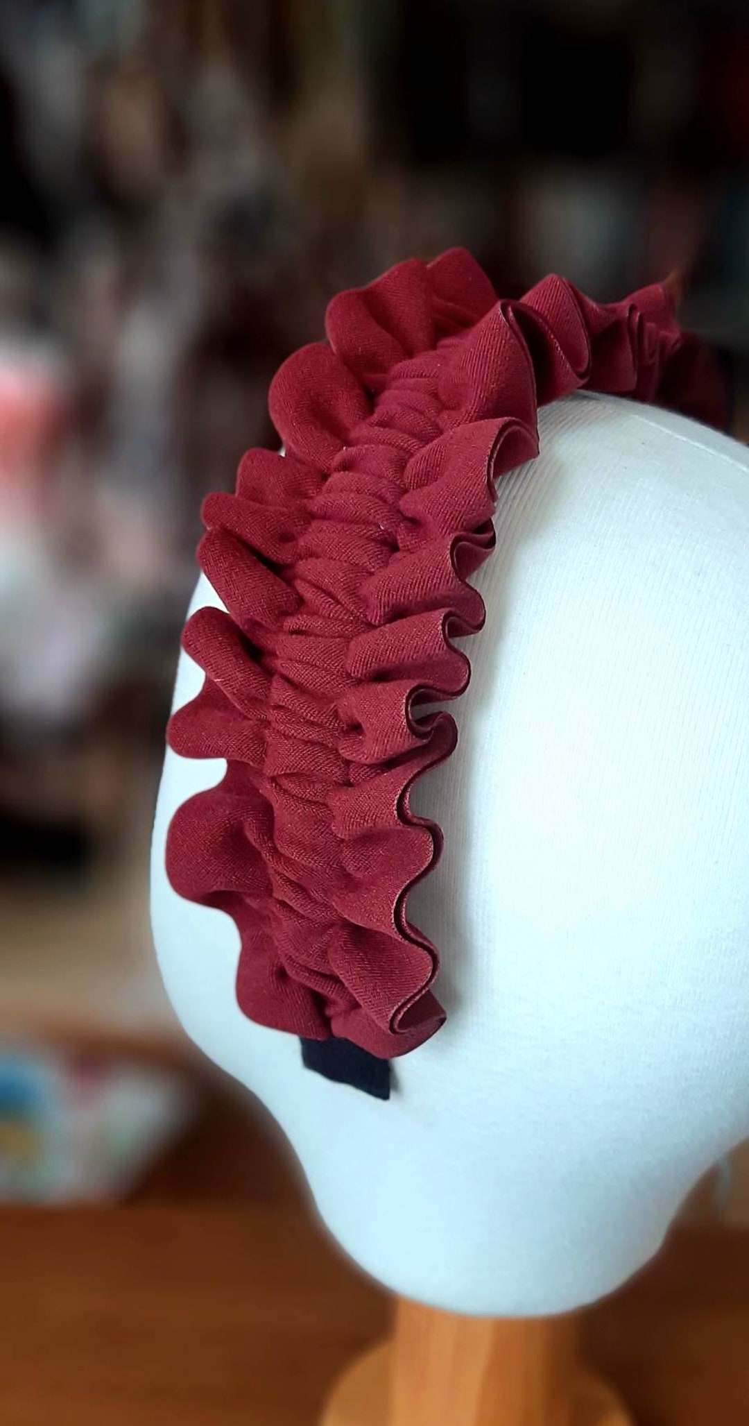 Pleats Ruffle Wave Headband - Etsy