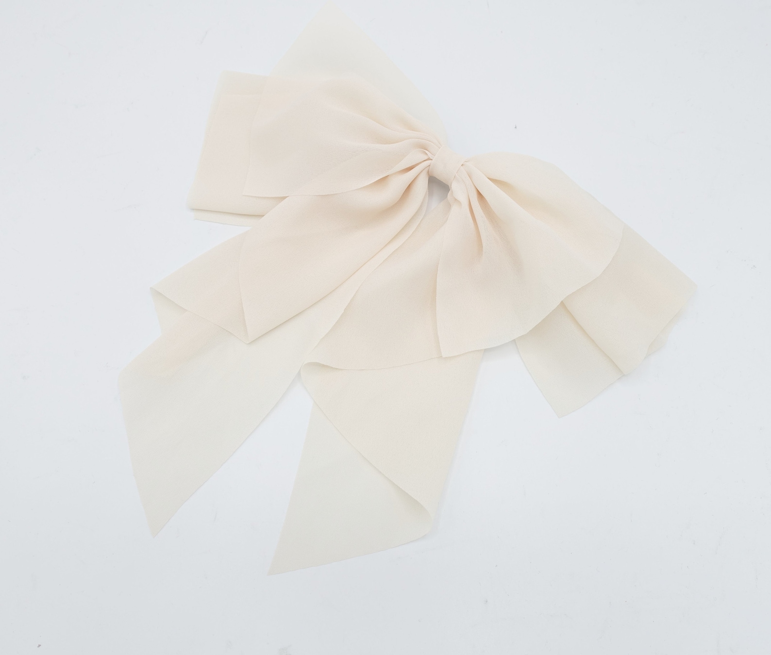 Chiffon Droopy Hair Bow Sheer Hair Accessory for Women | Etsy
