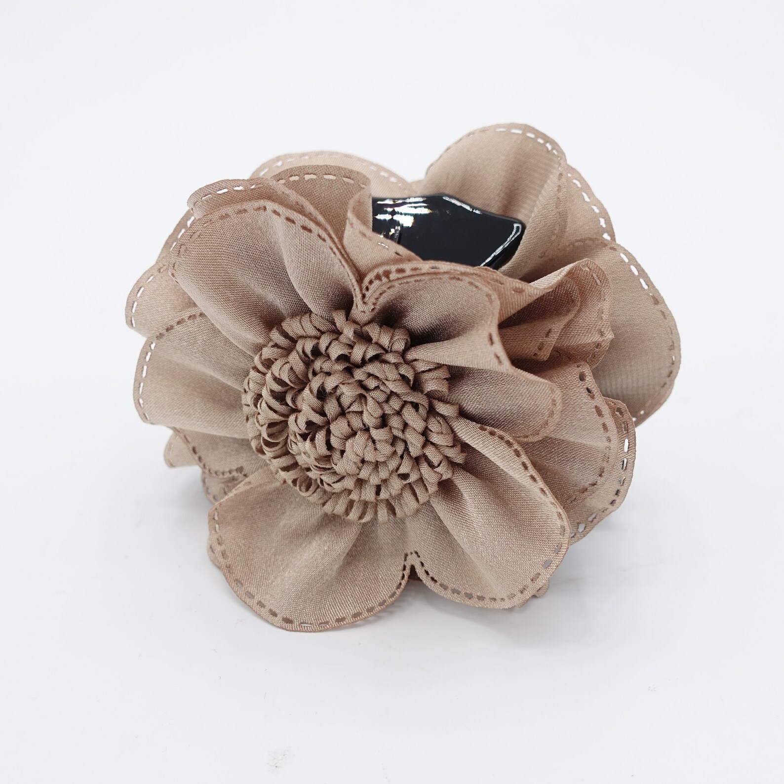 Flower Hair Claw Double Layered Petal Pistil Flower Hair Clamp | Etsy