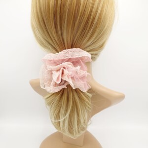 Mesh Lace Layered Women Scrunchie Hair Tie Scrunchies - Etsy