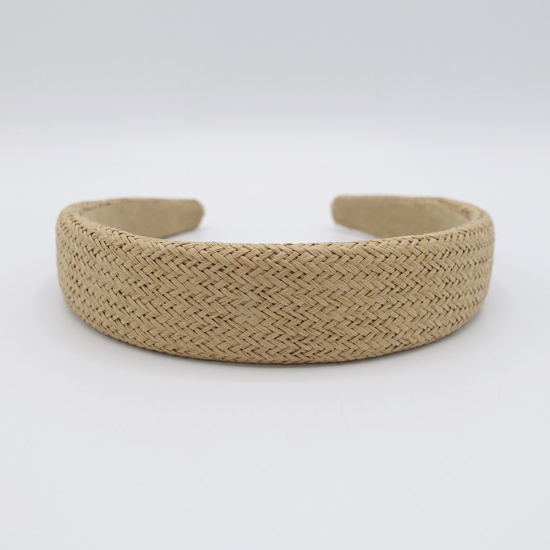 Rattan Fabric Padded Headband Simply Casual Hairband for Women - Etsy