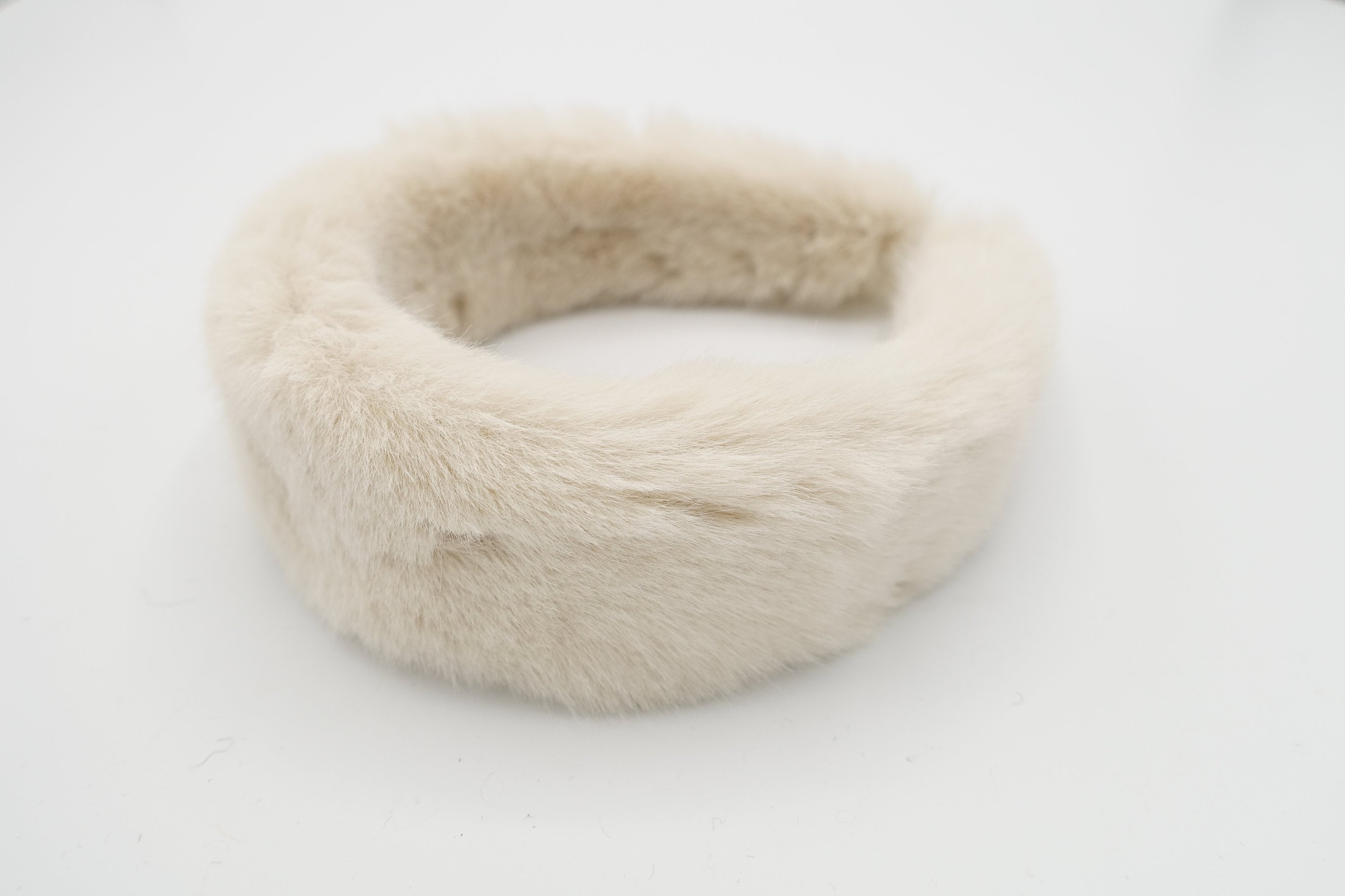 Fabric Fur Headband Faux Fur Hairband Women Fall Winter Hair ...