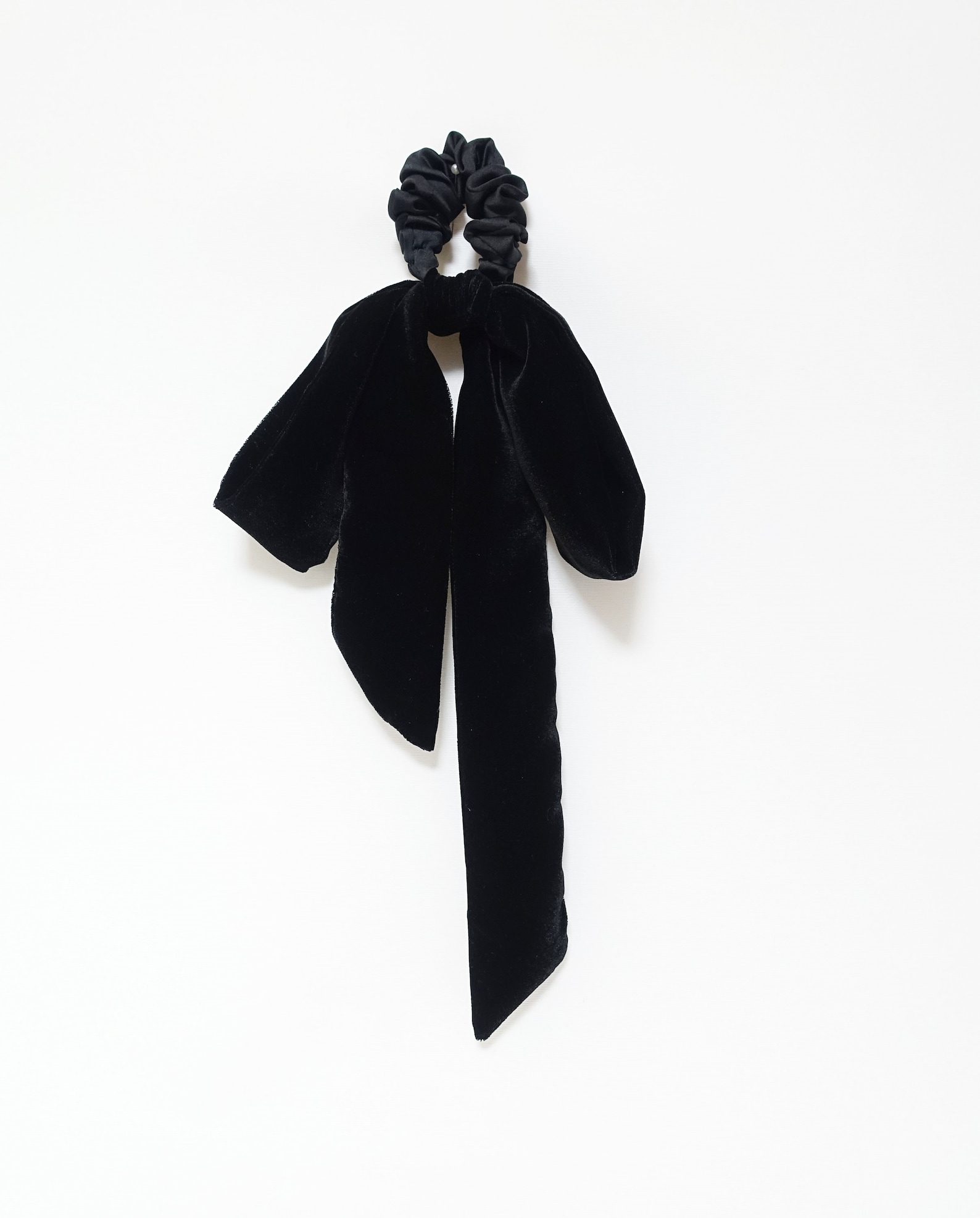 Silk Velvet Long Strap Bow Knot Satin Scrunchy Luxury Soft Bow - Etsy