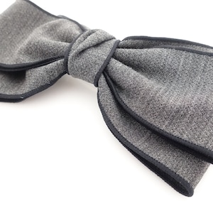 Multi Layer Bow Barrette Interlocked Trim Hair Bow for Women - Etsy