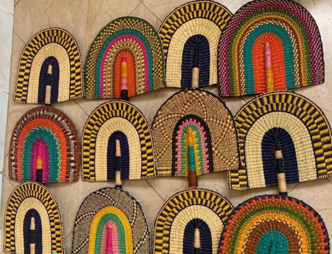 Best Wall Art /50 Bolga Fans Summer Gift / Wall Hanging Fans // Hot ...