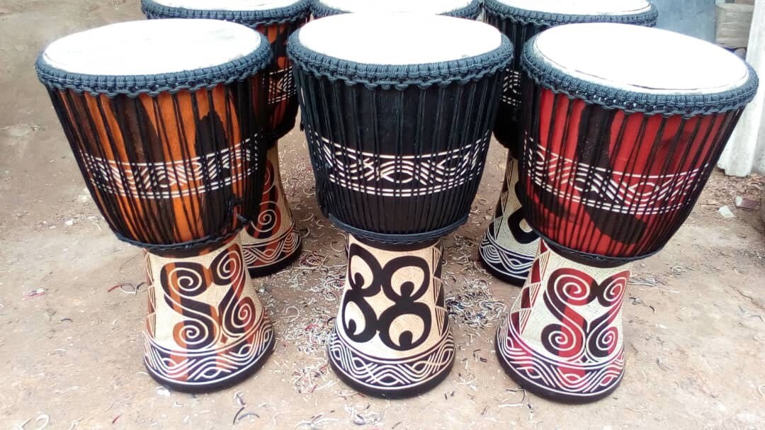 Home Decor Djembe Drum /african Dancer Tools/ Music Tools/ Religious ...