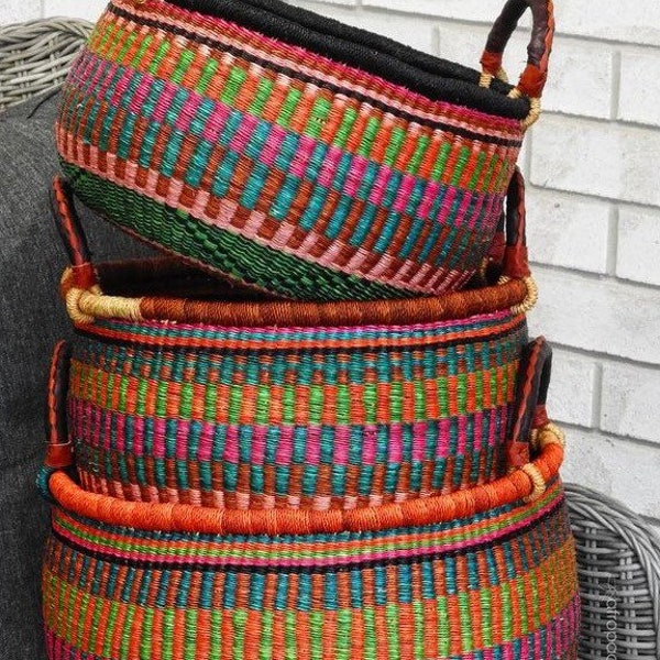 Large African Baskets - Etsy