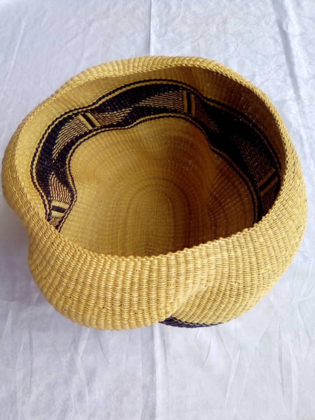 Wavy African Basket Wave Storage Basket Towel Storage Basket Decorative ...