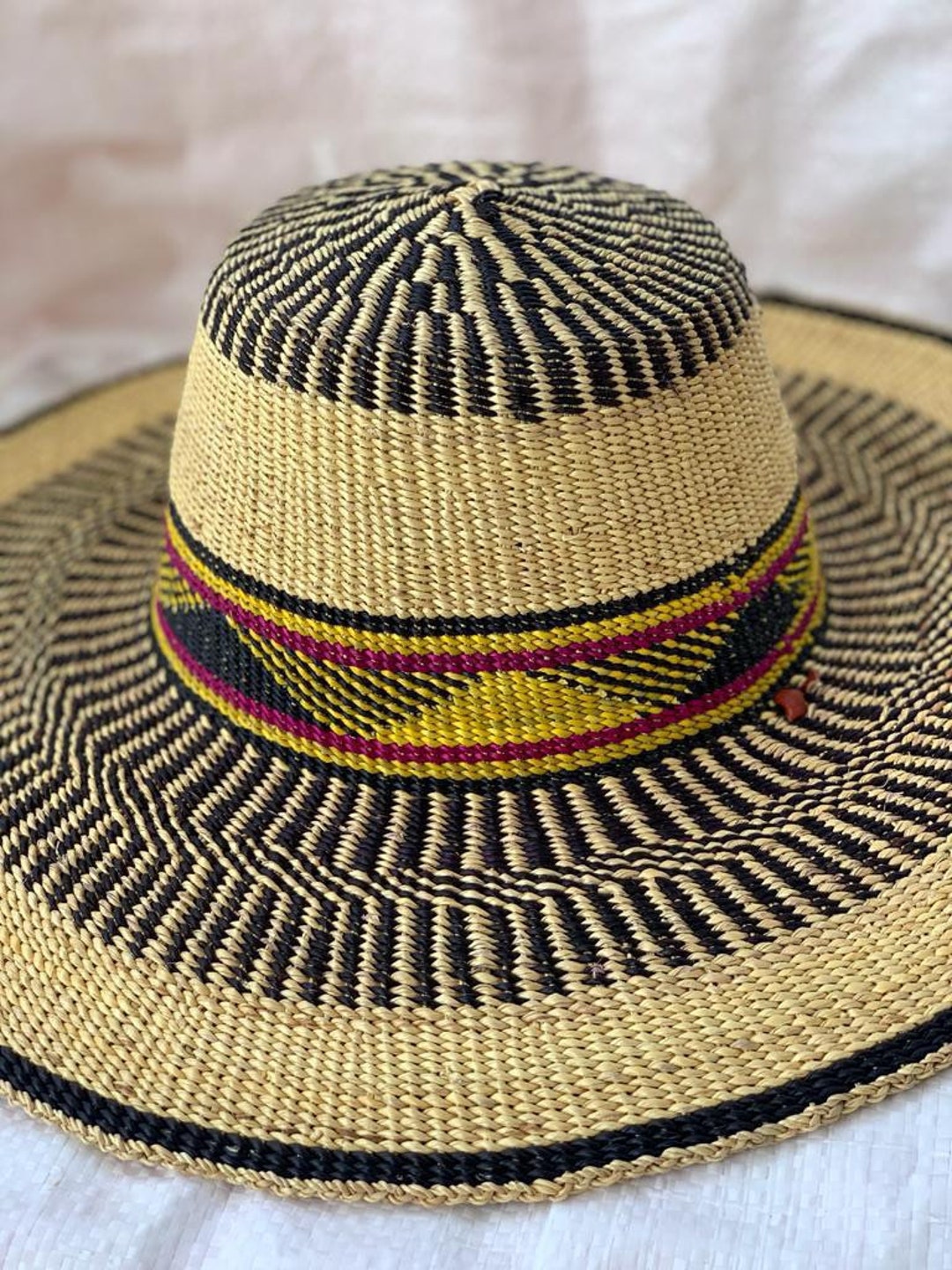 Straw Hat ,safari Hat,straw Hats / Women Straw Hat/bolga Hat/ Summer ...