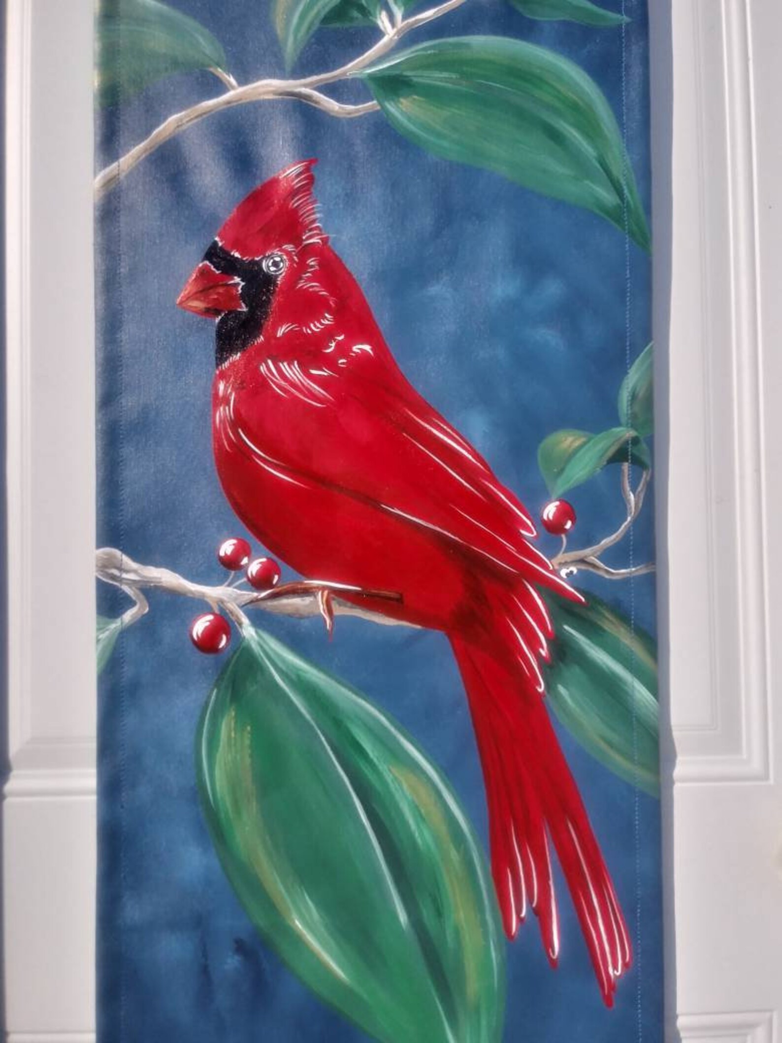 Cardinal Door Decoration Door Hanger Winter Spring Summer Fall Door ...