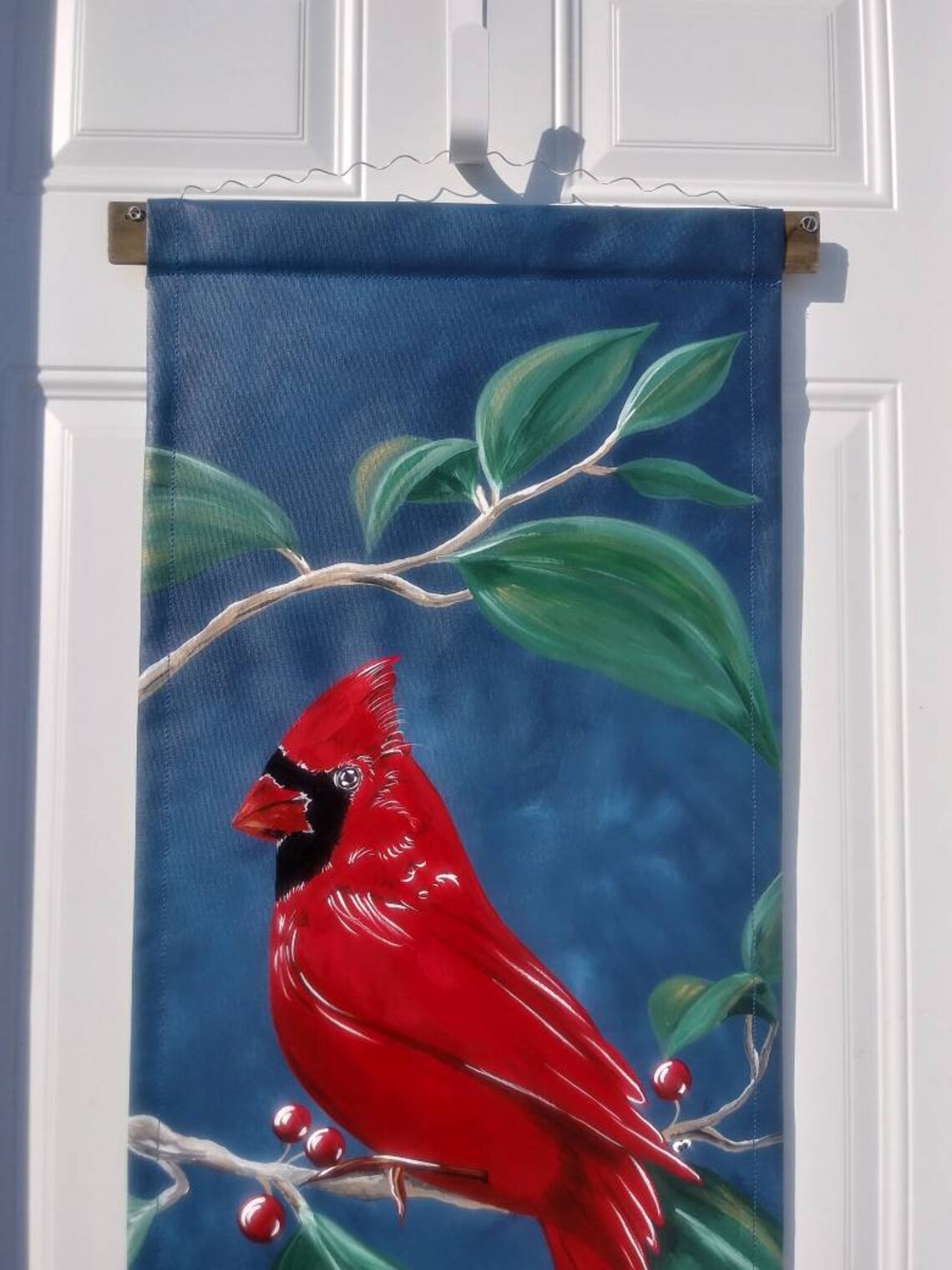 Cardinal Door Decoration Door Hanger Winter Spring Summer Fall Door ...