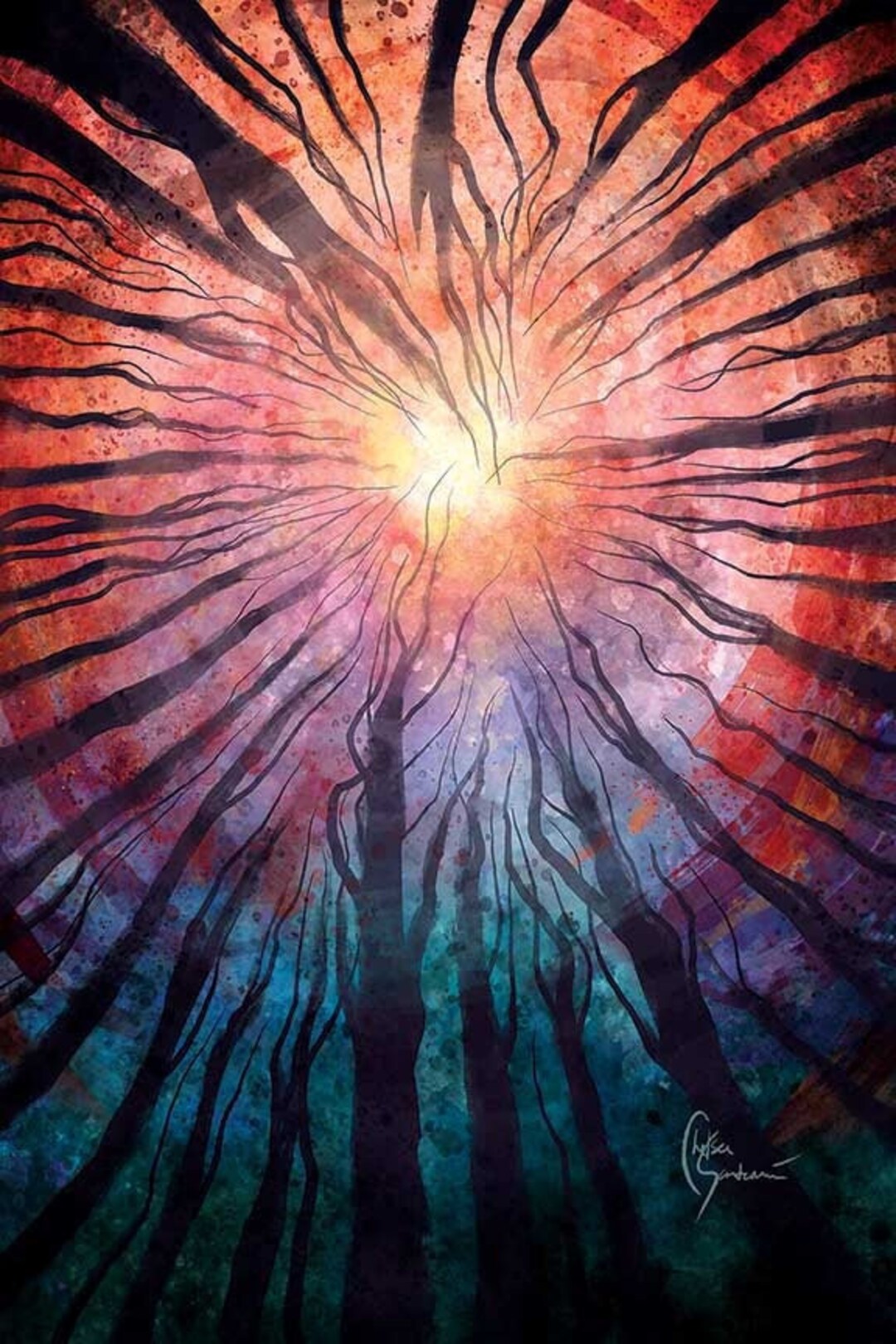 The Hanged Man - 8x10" Art Print From the Lost Forest Tarot - Etsy
