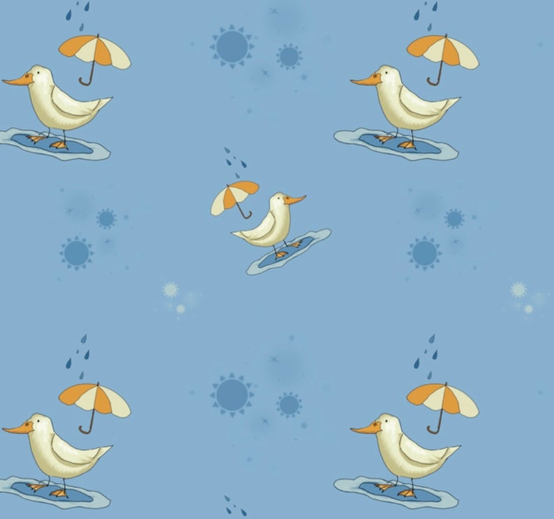 Ducks N Drops - a New Spring Surface Design for All Your Paper ...