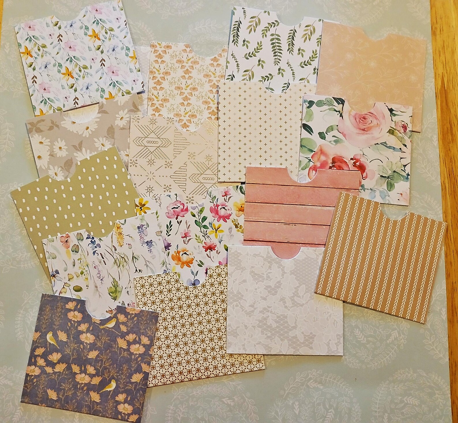 Handmade Library Pockets: Ephemera for Journals, Happy Mail - Set of 10 ...