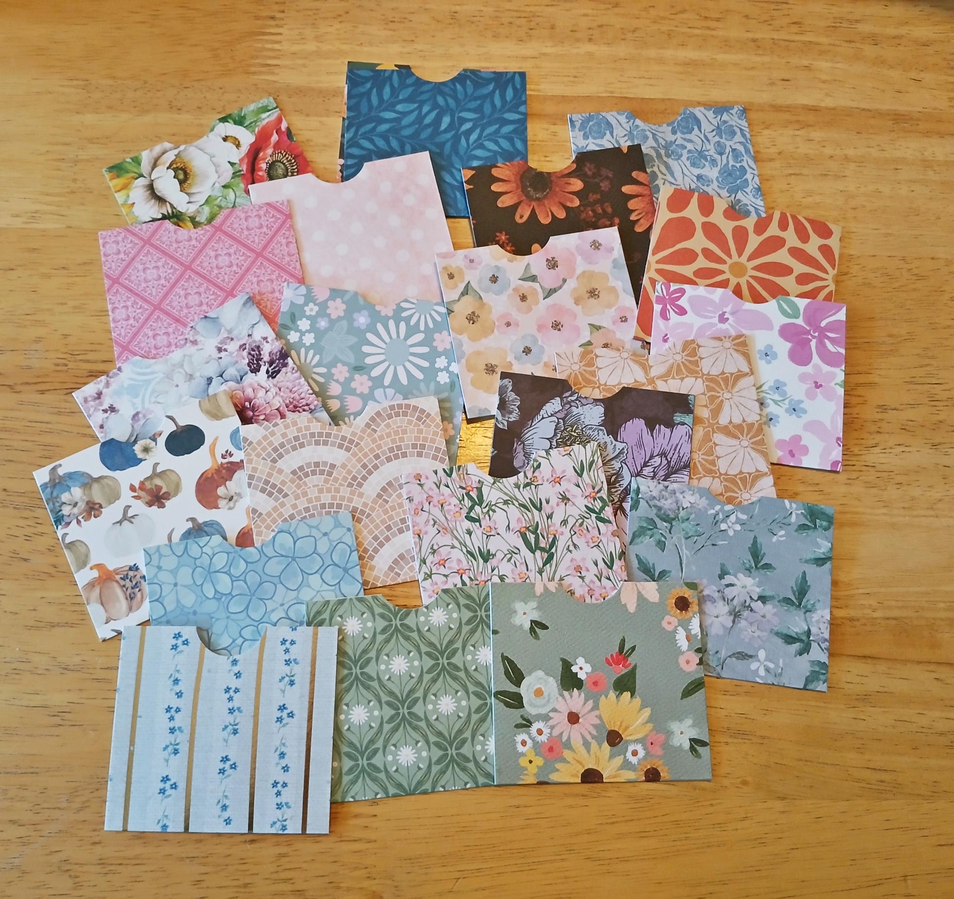 Handmade Library Pockets: Ephemera for Journals, Happy Mail - Set of 10 ...