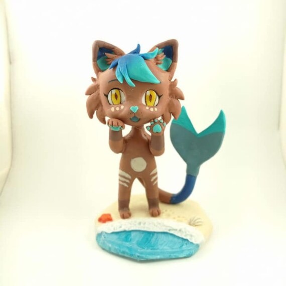 Figurines Made to order custom fursona nendoroid-style figurine ...