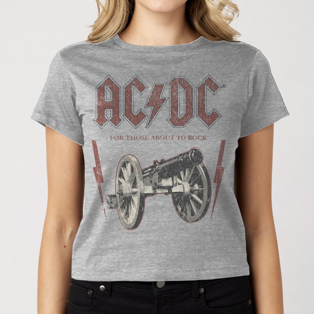 AC/DC Cannon and Volt Juniors Baby Tee Con licencia oficial Malcom y ...
