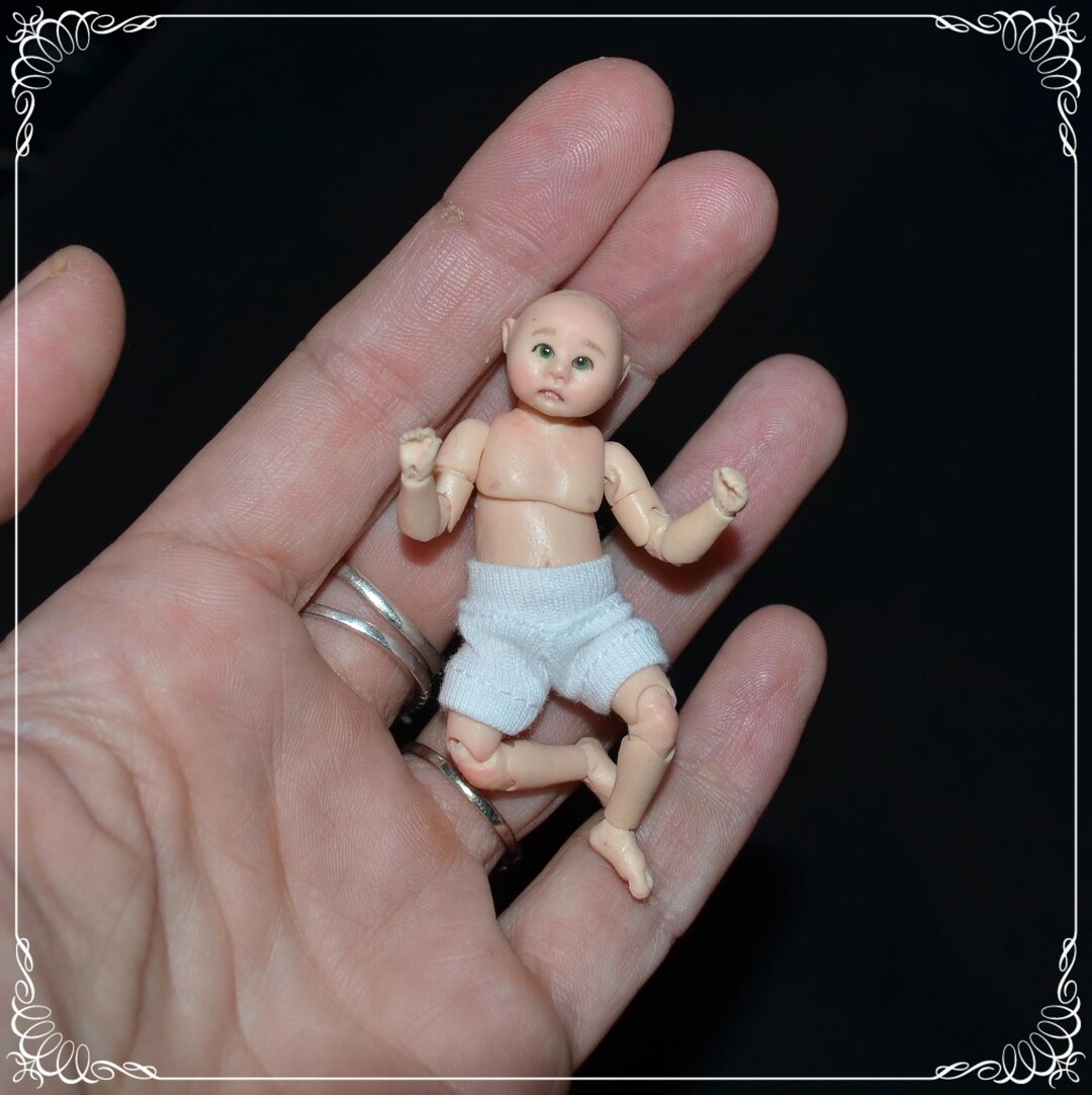 1/12 BJD Baby Doll: Handmade OOAK Anatomically Correct Art Doll - Etsy