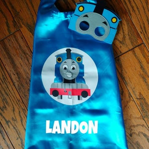 Personalized Thomas Cape and Mask Set Thomas the Train Birthday Party ...