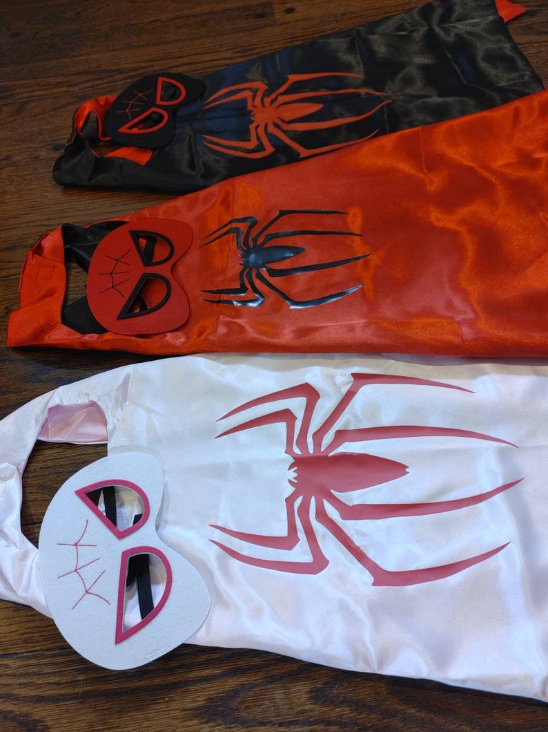 Personalized Spiderman Cape and Mask Set! - Etsy