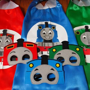 Personalized Thomas Cape and Mask Set Thomas the Train Birthday Party ...
