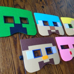 Personalized Craft Felt Masks! Party Favors! Birthday Party! - Etsy