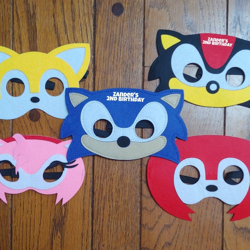 Sonic the Hedgehog Mask - Etsy