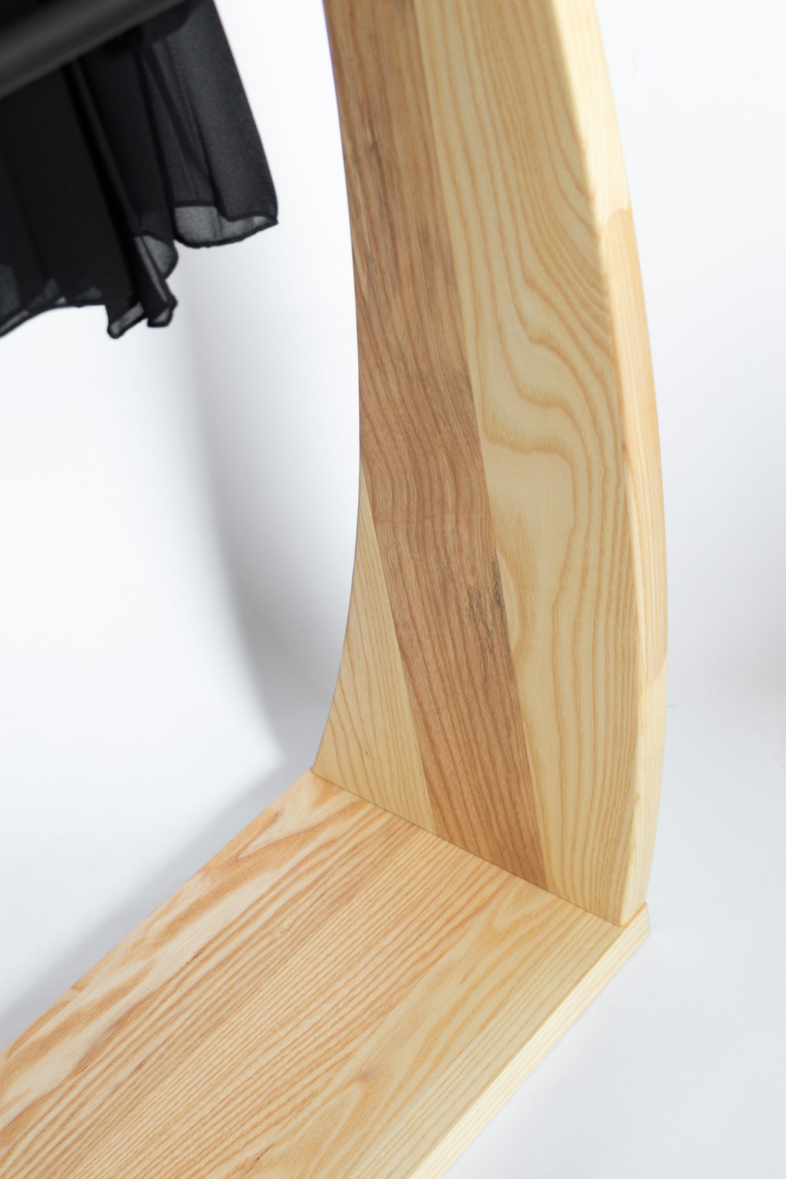 Solid Ash Wood Clothes Stand PLUTOO Wooden Clothes Valet - Etsy