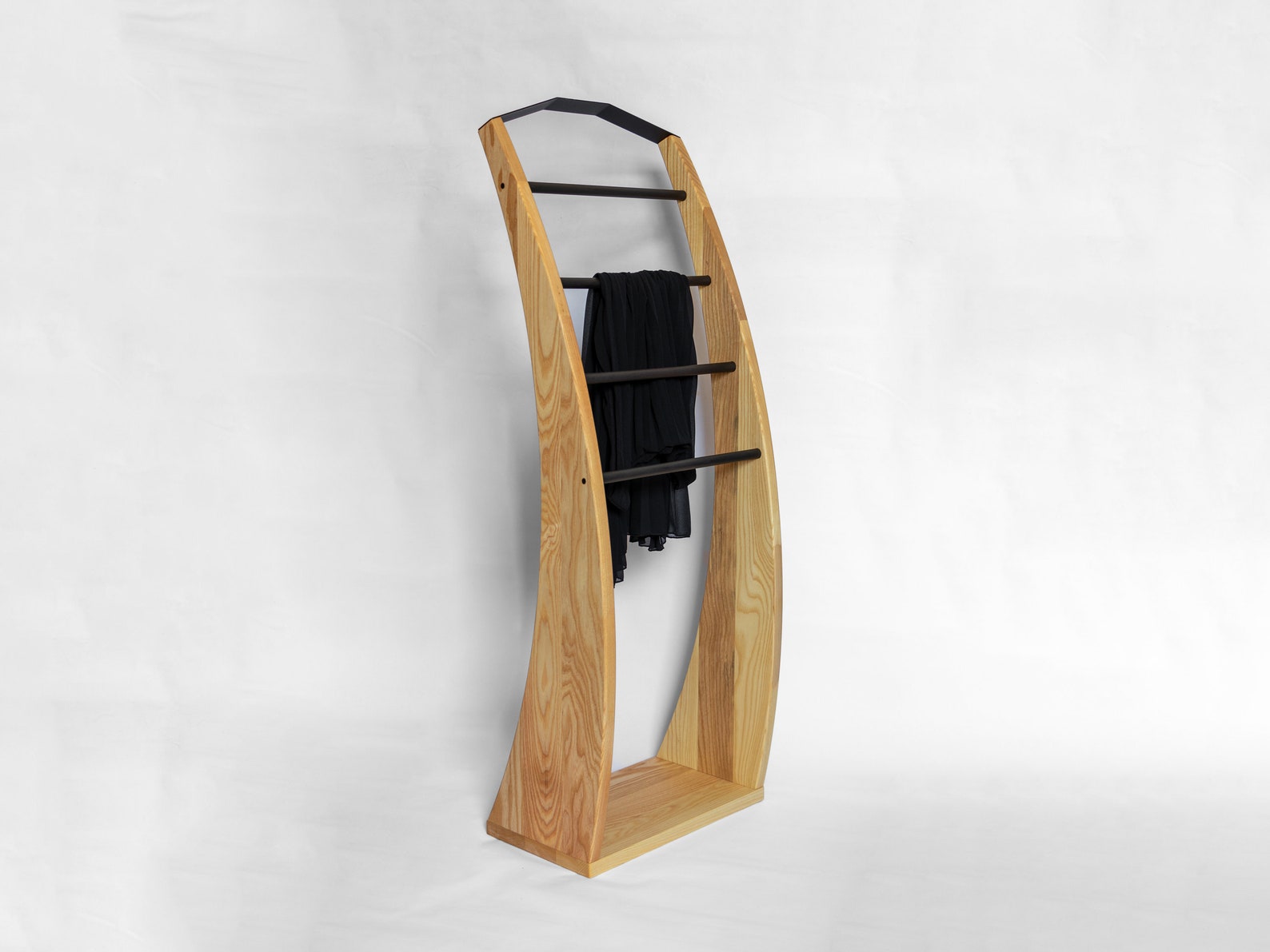 Solid Ash Wood Clothes Stand PLUTOO Wooden Clothes Valet - Etsy