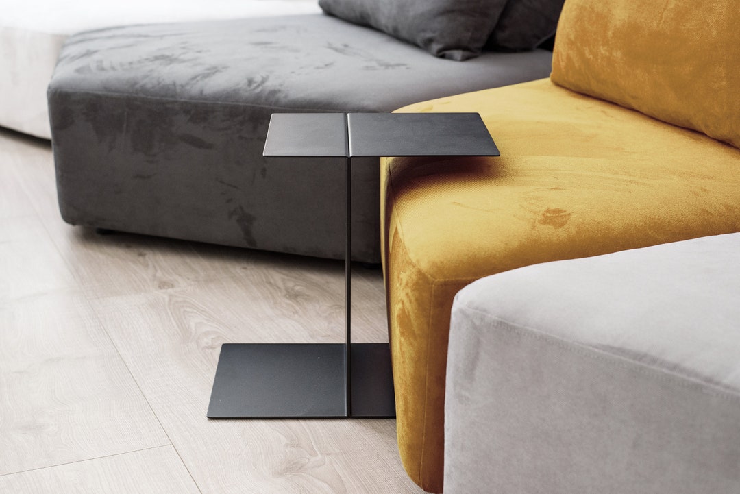 Steel End Table | Coffee Table, Couch Table, Night Stand, Shelf for ...