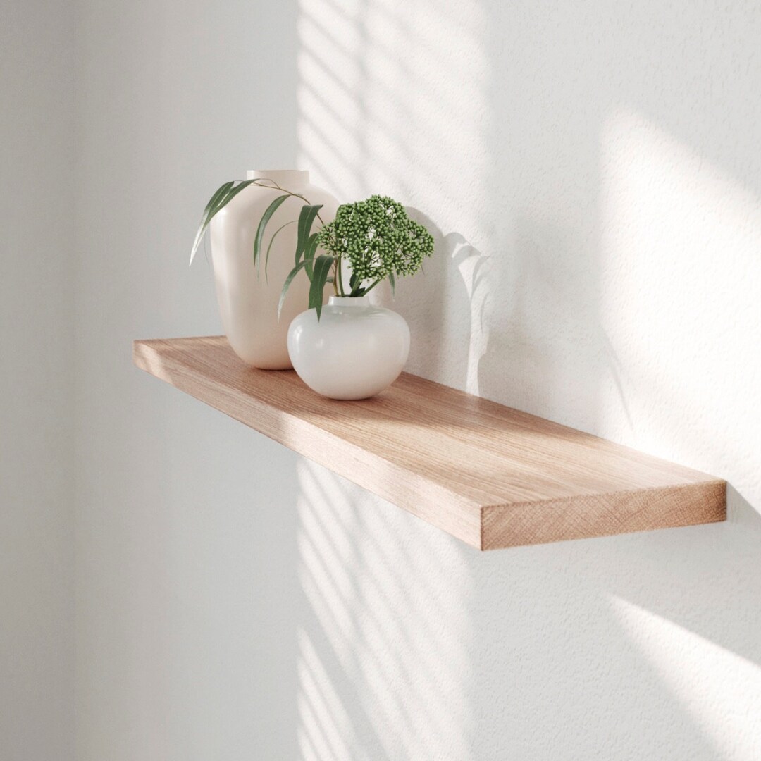 Oak Floating Shelf Neptune Isoguard Seasoned Oak 19cm - Etsy