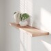 Oak Floating Shelf Neptune Isoguard Seasoned Oak 19cm - Etsy